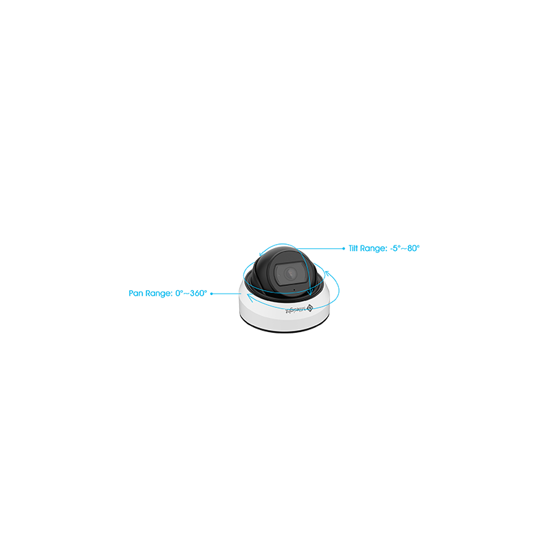 MS-C2975-PB 2MP Weather-proof Mini Dome Network Camera