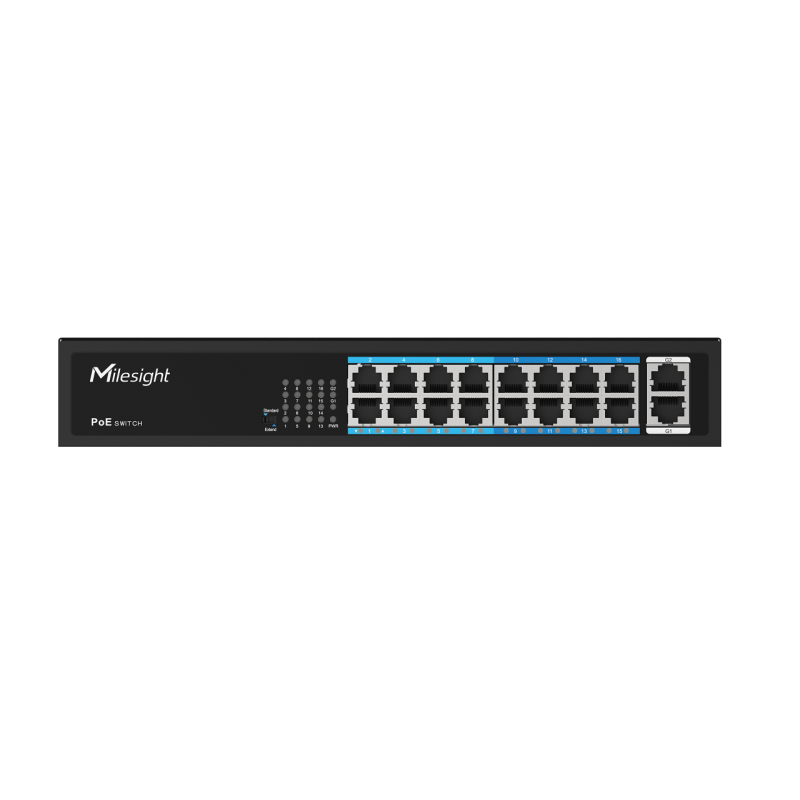 Milesight MS-S0216-GL 16 Port 100Mbps PoE Switch